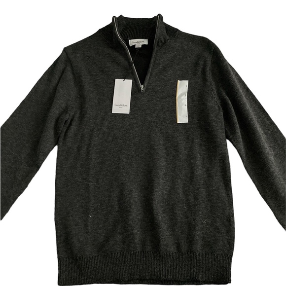 Goodfellow & Co | Sweaters | Mens Goodfellow Co Charcoal 4 Zip Sweater ...